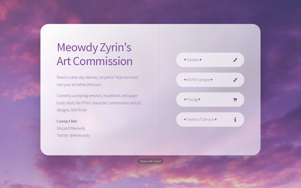 Meowdy Zyrin Art Commission